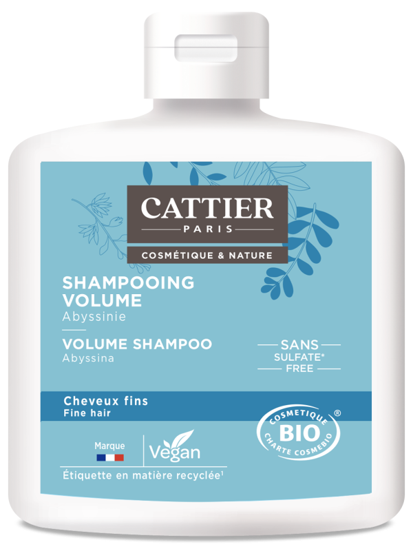 Shampoing volume sans sulfate 250ml Cattier Herboristerie de Paris